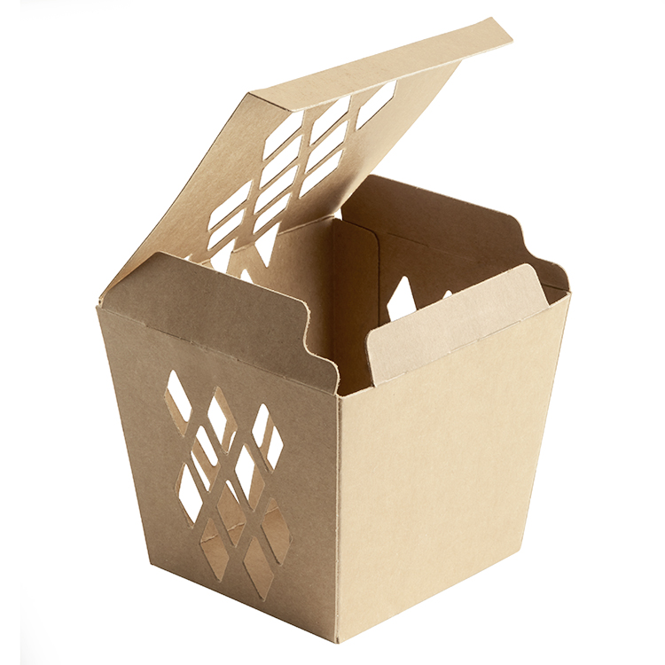 Snack'nBox-Gemüseverpackung. Jetzt für die automatische Verarbeitung ...